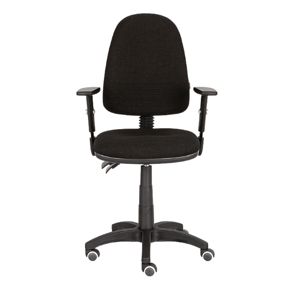 Silla de Oficina Operativa - ALBAR E-90N CB - Negro - Respaldo y ...
