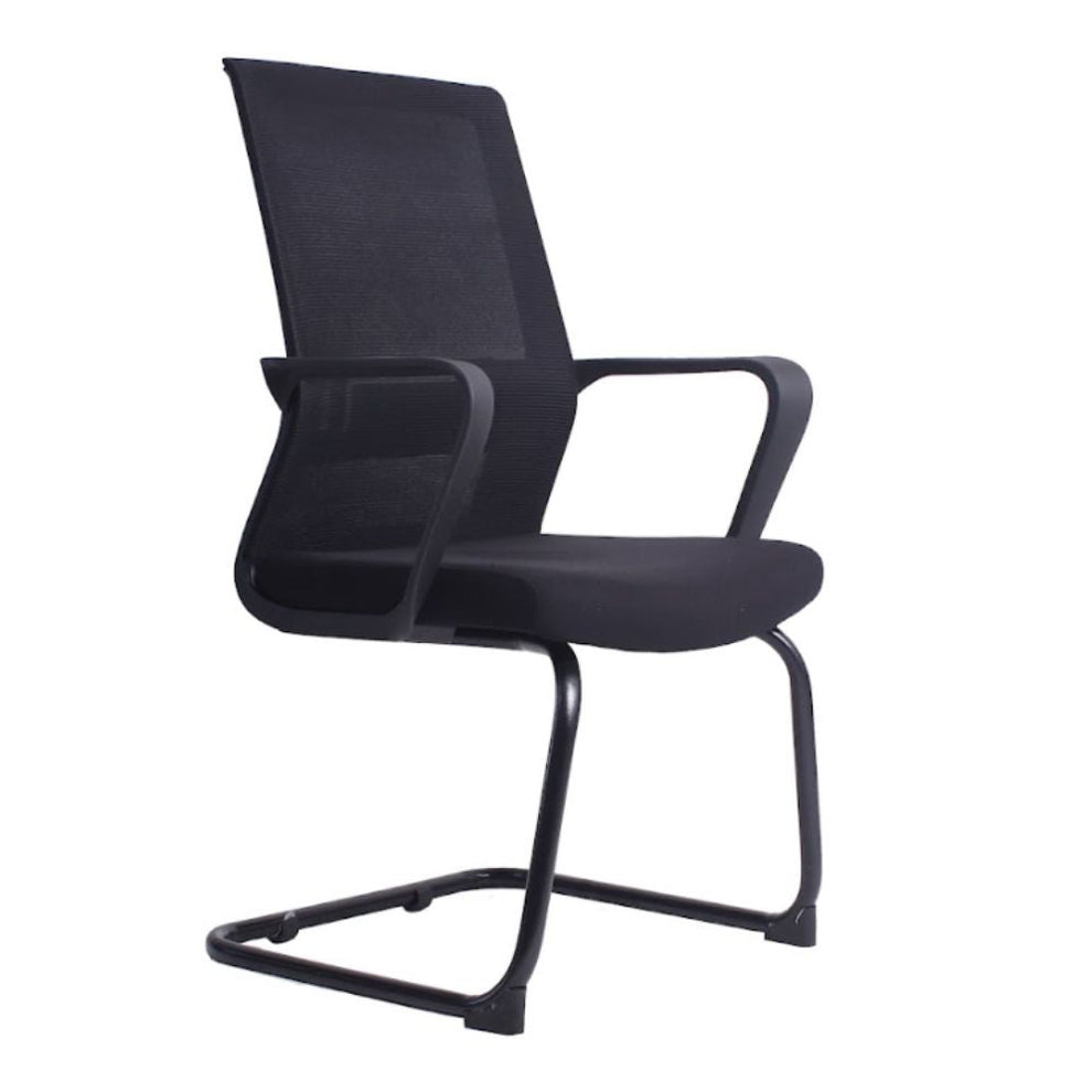 Silla de Oficina Visita Sopórte Lumbar - NOGAL BEAT LITUANIA VISITA - Negro - Respaldo en Malla ...